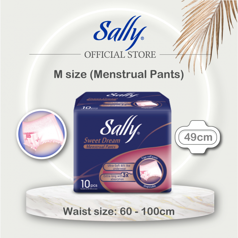 SALLY Menstrual Pants Disposable Maternity Pads Overnight Panties ...