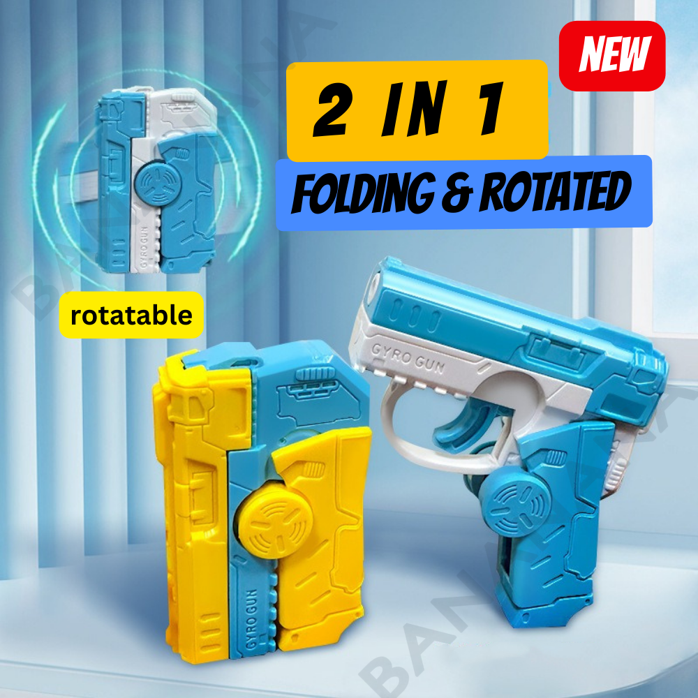 3D Gravity Carrot Gun Fidget Toy Creative Decompression Toy Mini 1911 ...