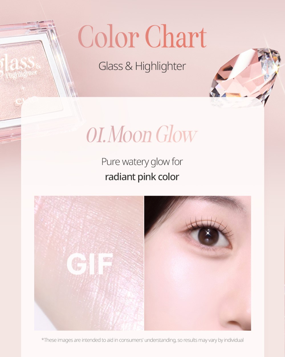CLIO Glass & Highlighter - 2 Color to Choose | Shopee Malaysia