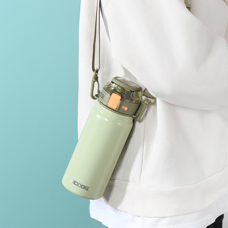 Dodge 600ml/800ml Slim 316SS Stainless Steel Vacuum Flask Thermos Water ...