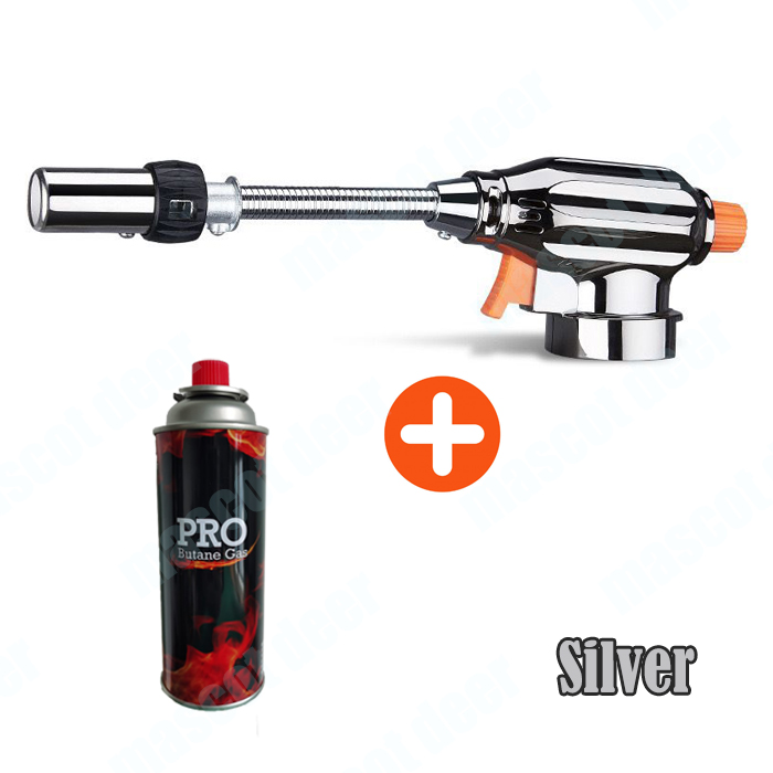 Camping Gas Torch Butane Burner Welding Fire Maker Flame Gun Multipurpose Torch Gun Welding ...