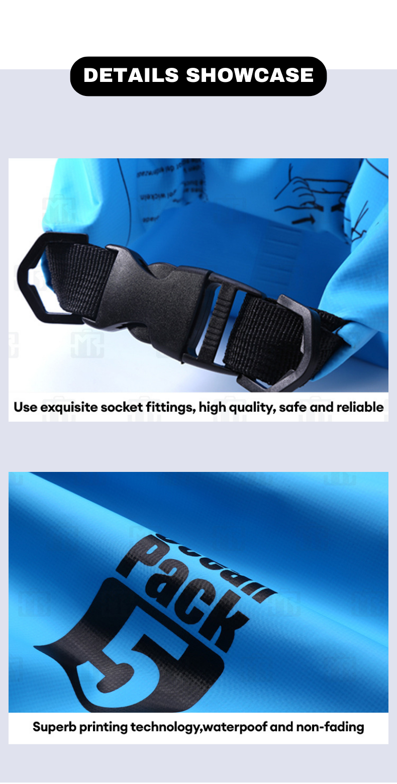 MR Dry Bag Storage Bag Waterproof Outdoor Thick Waterproof Bag Swimming Ocean Diving Bag (3L/5L ...