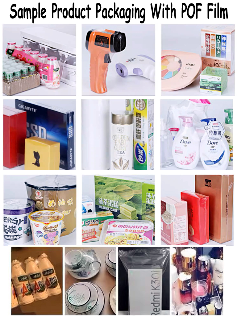 Packaging POF Film, Folded type, Roll form, Heat Shrink, Filim panas ...