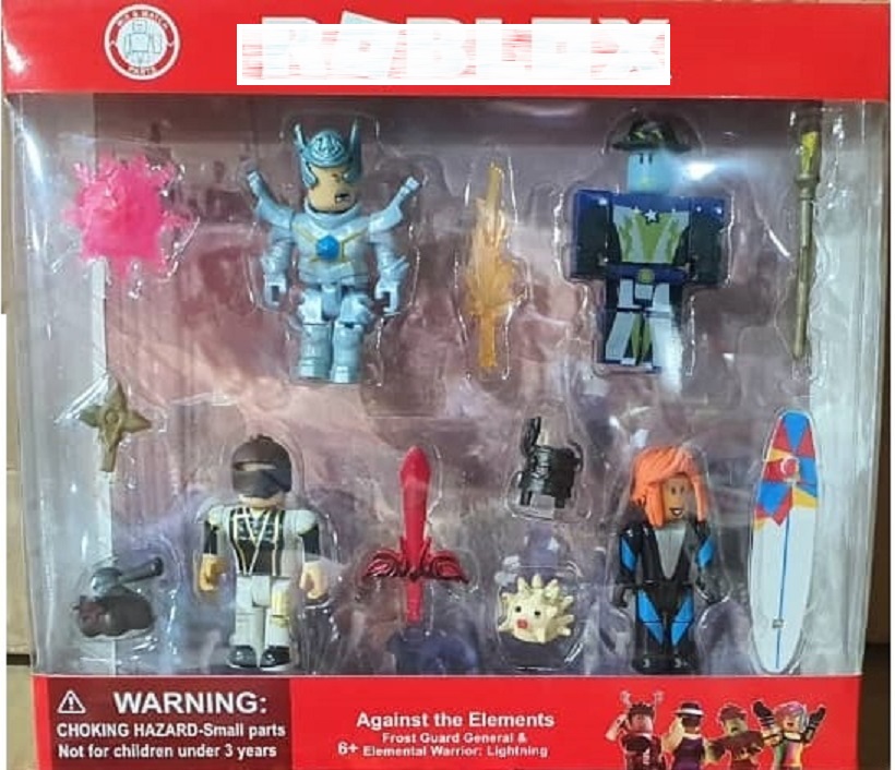 Minifigure Roblox Blocks Virtual World Action Model Figurines ...