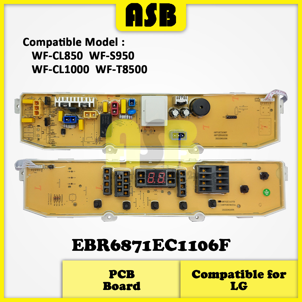 (1pc) ( Compatible : LG ) Washing Machine PCB Board / Papan Litar ...