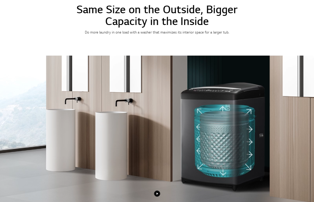 (NEW MODEL) LG 15KG - 24KG Inverter Top Load Washing Machine TV2515DV3B TV2517SV3B TV2518SV7K ...