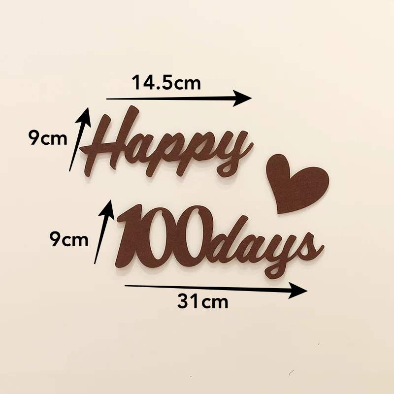 Happy 100 Days Happy 30 days Baby Birthday Decoration Full Moon Baby ...