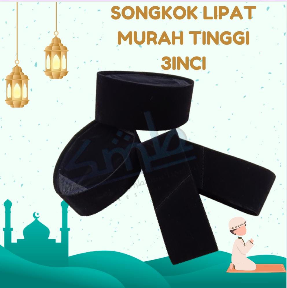 A. Songkok Lipat / Songkok Murah Stock Terhad / Songkok Biasa | Shopee ...