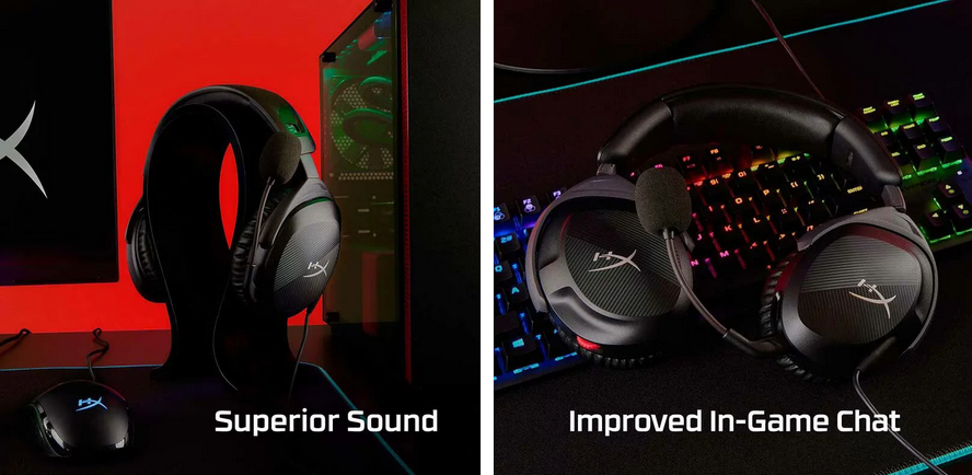 KINGSTON HYPER X - HYPERX CLOUD STINGER 2 CORE GAMING HEADSET with dtsX Spatial Audio/ Noise ...