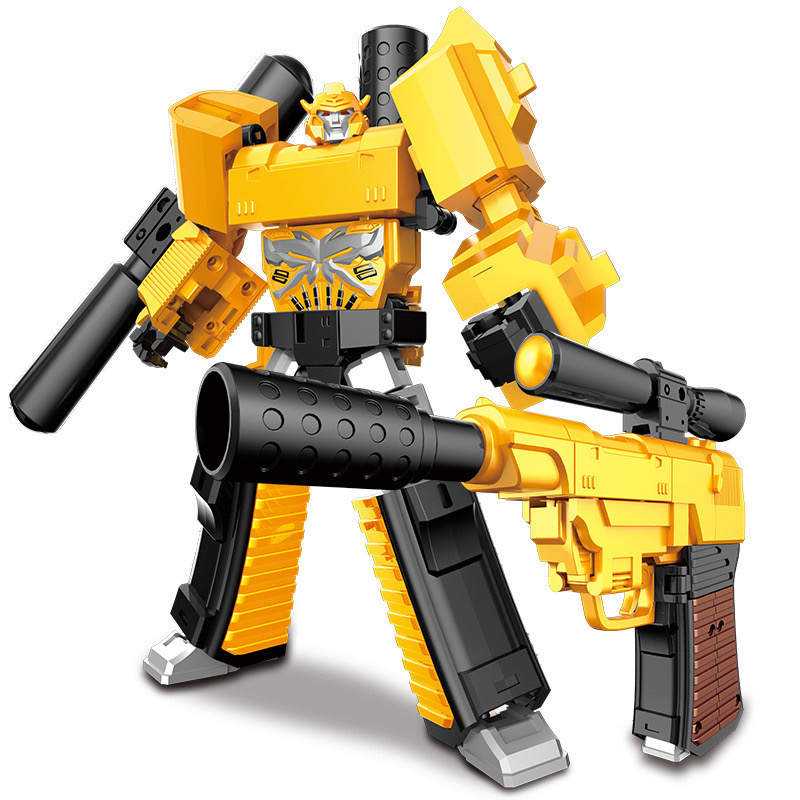 Creative Robot Transformation Toy Gun Student Boy Fun Transformers Toy ...