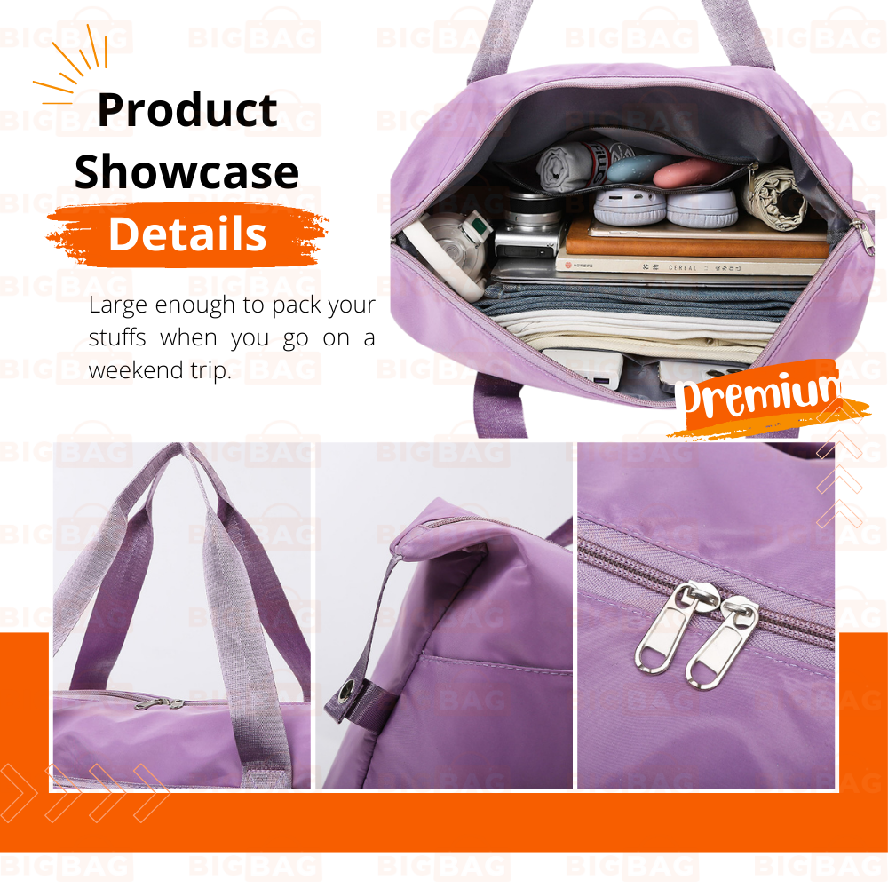 BIG BAG Premium Foldable Travel Bag Expandable Foldable Bag Travel Beg ...