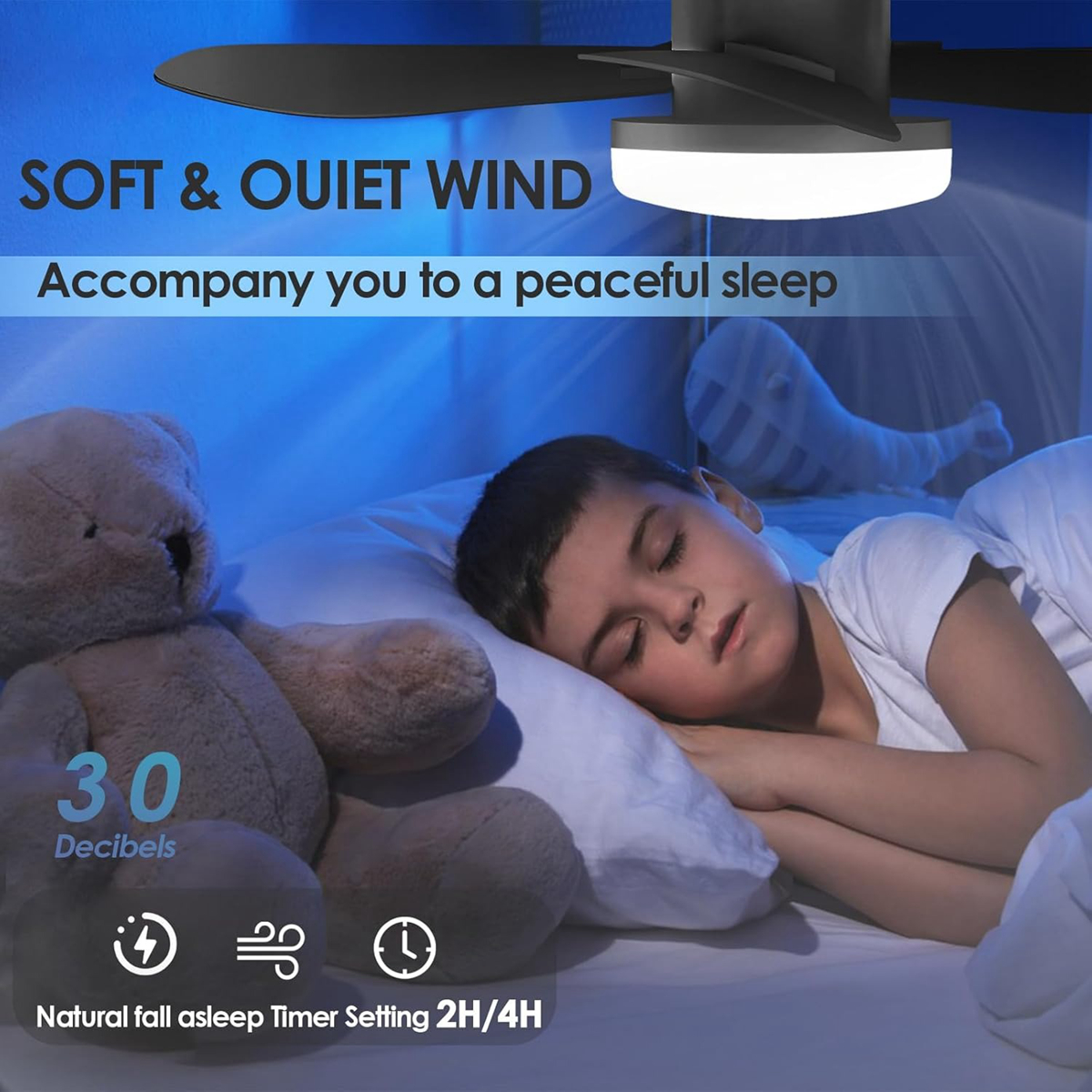 6 Speed Ceiling Fan with Light Kayu Kipas Siling Lampu Remote Control ...