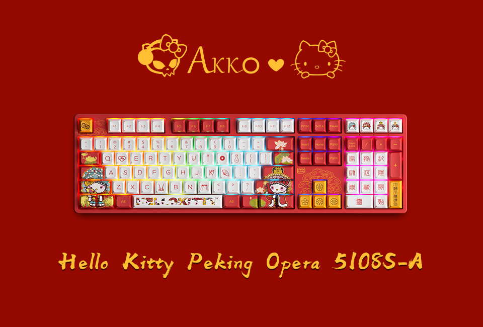 # Akko Hello Kitty Peking Opera 5108S (A) - Full Size Wired RGB ...