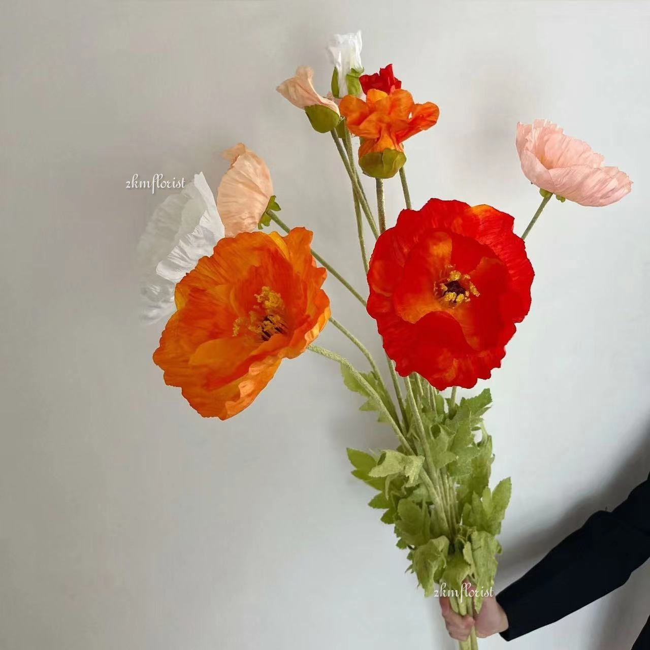 105CM EXTRA BIG POPPIES ARTIFICIAL Flower Pelamin Room Home Poppy ...