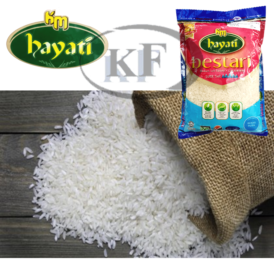 1KG HAYATI BERAS SIAM WANGI AAA 1KG HAYATI BESTARI SUPER TWR AAAAA 1KG ...