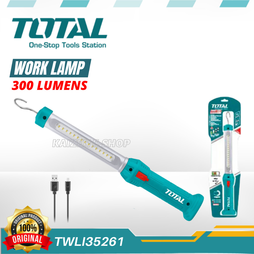 TOTAL TWLI35261 Work Lamp 300 lumens | Shopee Malaysia