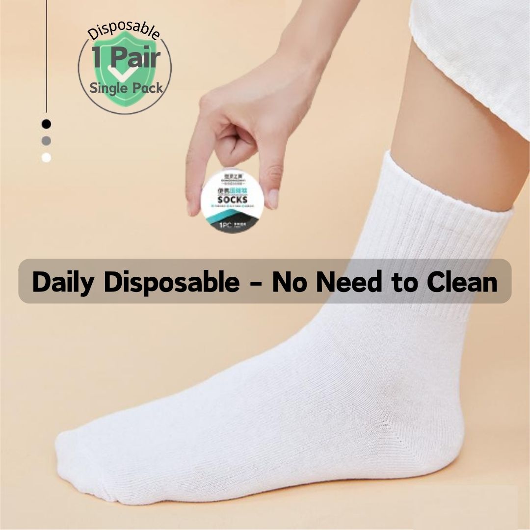 Jtravel Compression Disposable Socks Space-Save No-wash 1pair/5pair ...