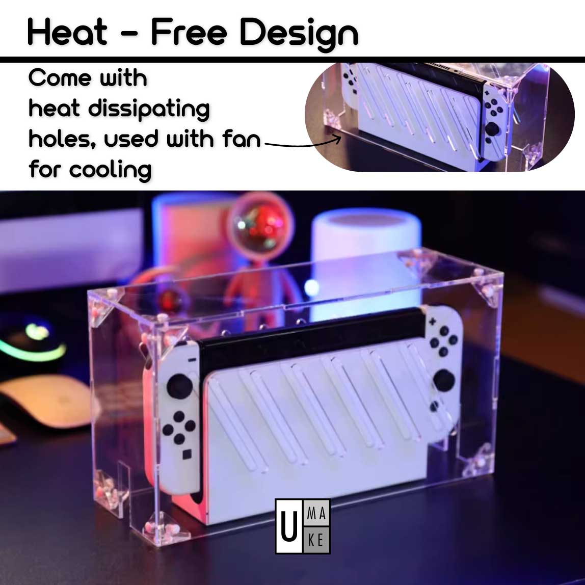 Switch Dust Cover Switch OLED dust cover Transparent Acrylic Ready ...