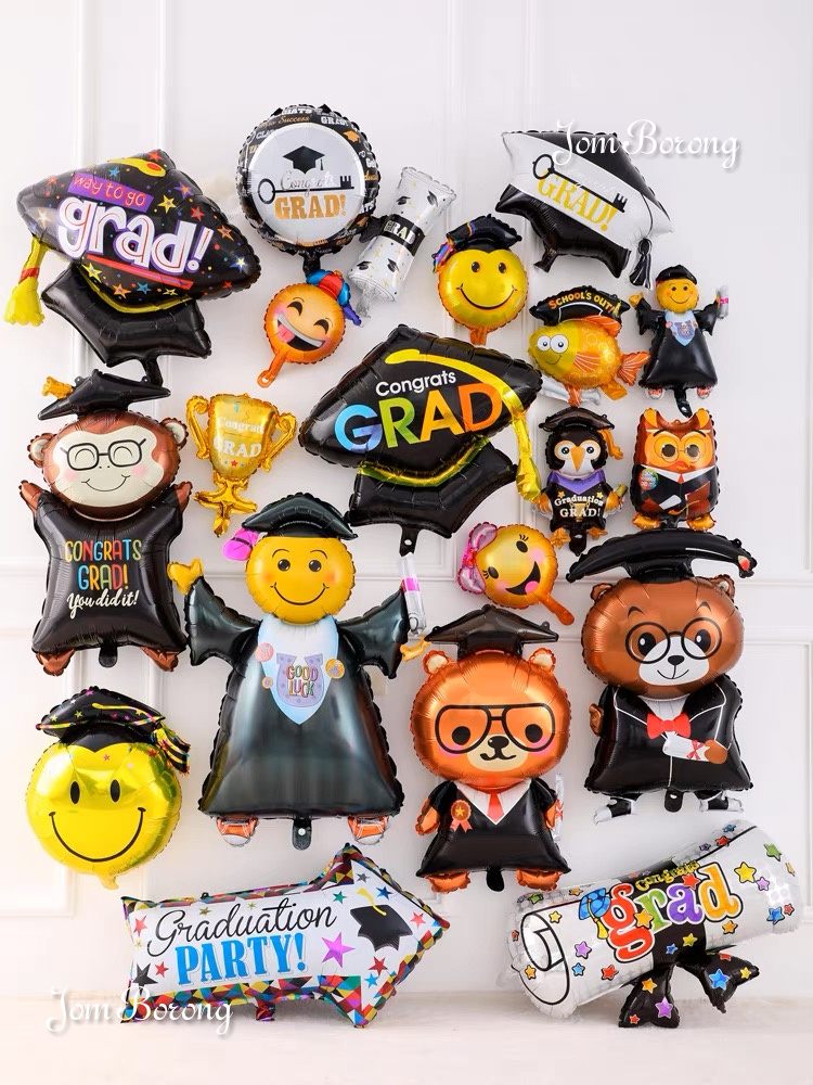 (1PC)18Inch CONVOCATION FOIL BALLOON Congratulation Congrats Graduation ...