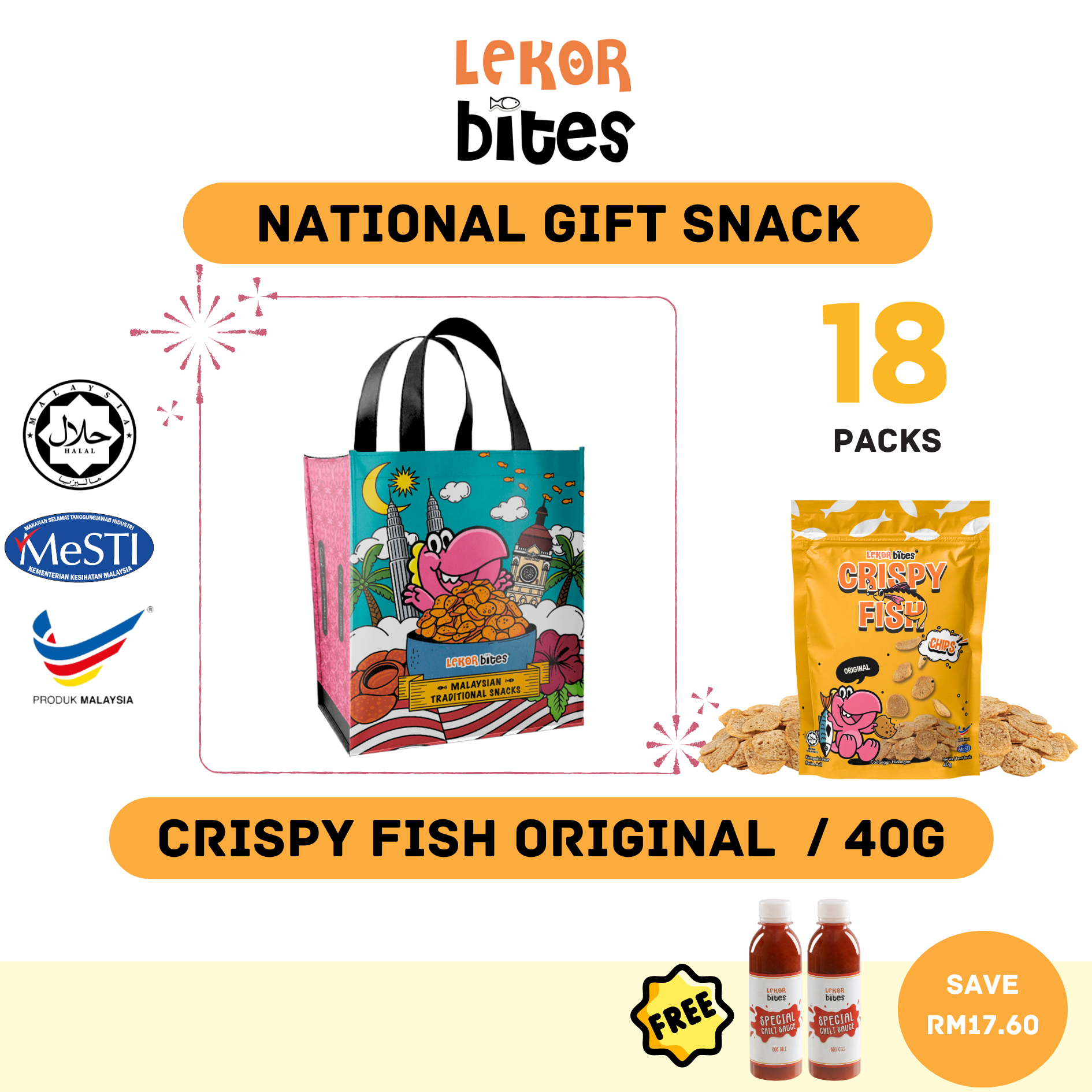 [HALAL] Lekor Bites Gift Snacks National Design | Reka Bentuk Nasional ...