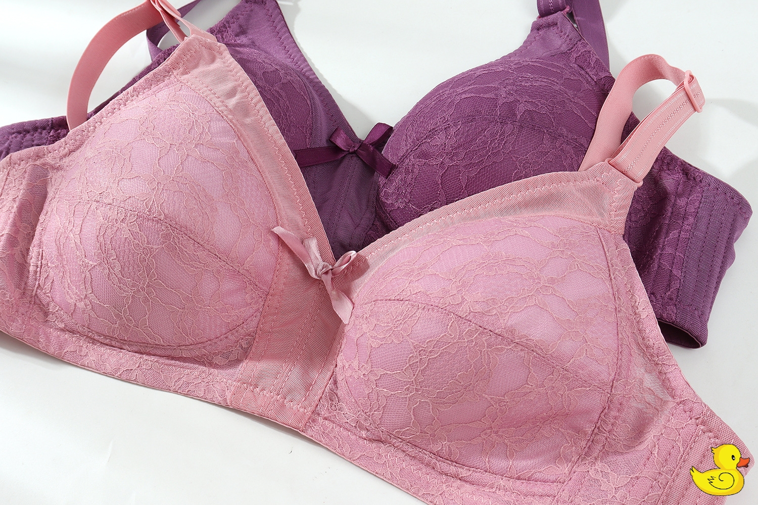 Women Bra Plus Size Non-wired Wireless Bra Thin Sponge BC Cup Lace ...