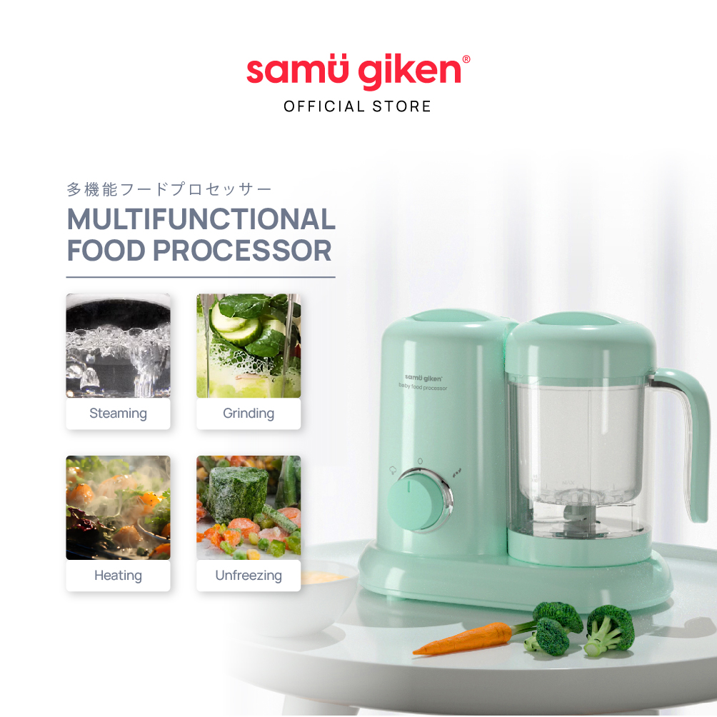 Samu Giken 4 in 1 Baby Food Processor Steamer/Mixer Blender/Heating ...
