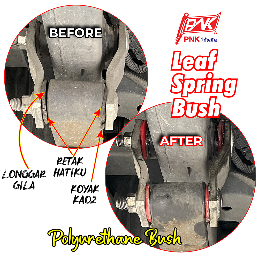Polyurethane Rear Leaf Spring Bush Toyota Hilux leaf spring bush dmax ...