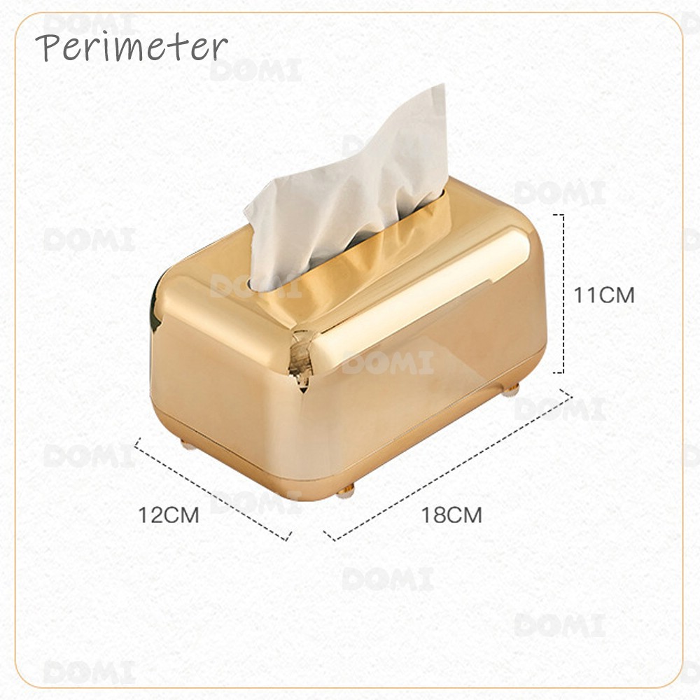 DOMI Luxury Elegant Tissue Box Dispenser Tissue Holder Paper Tissue ...