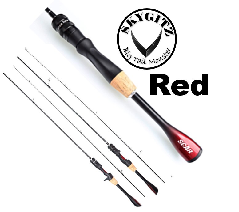 SKYGITZ MALAYSIA SCAR UL XTREME Ultralight spinning casting ROD ...
