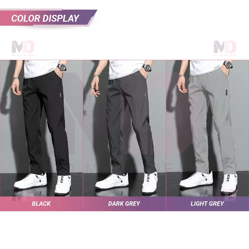 《Mega Deal》Men Casual Pants Man Long Pants Sports Wear Seluar Lelaki ...