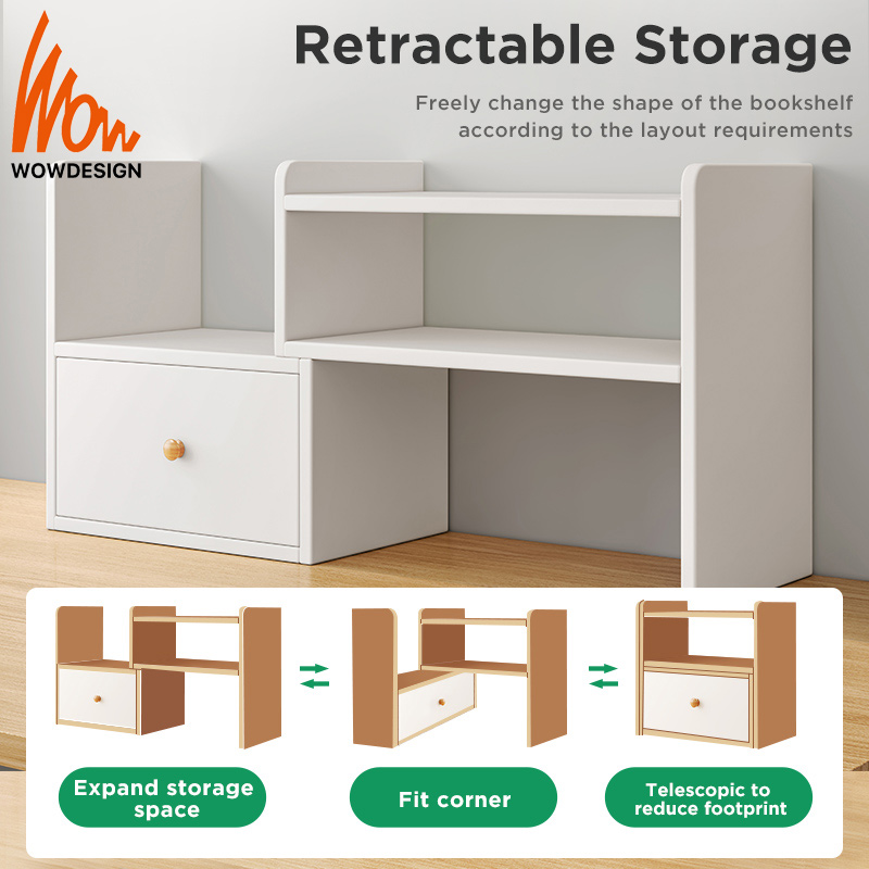 Desk Organizer Desktop Rack Shelf Multipurpose Table Top Rack ...