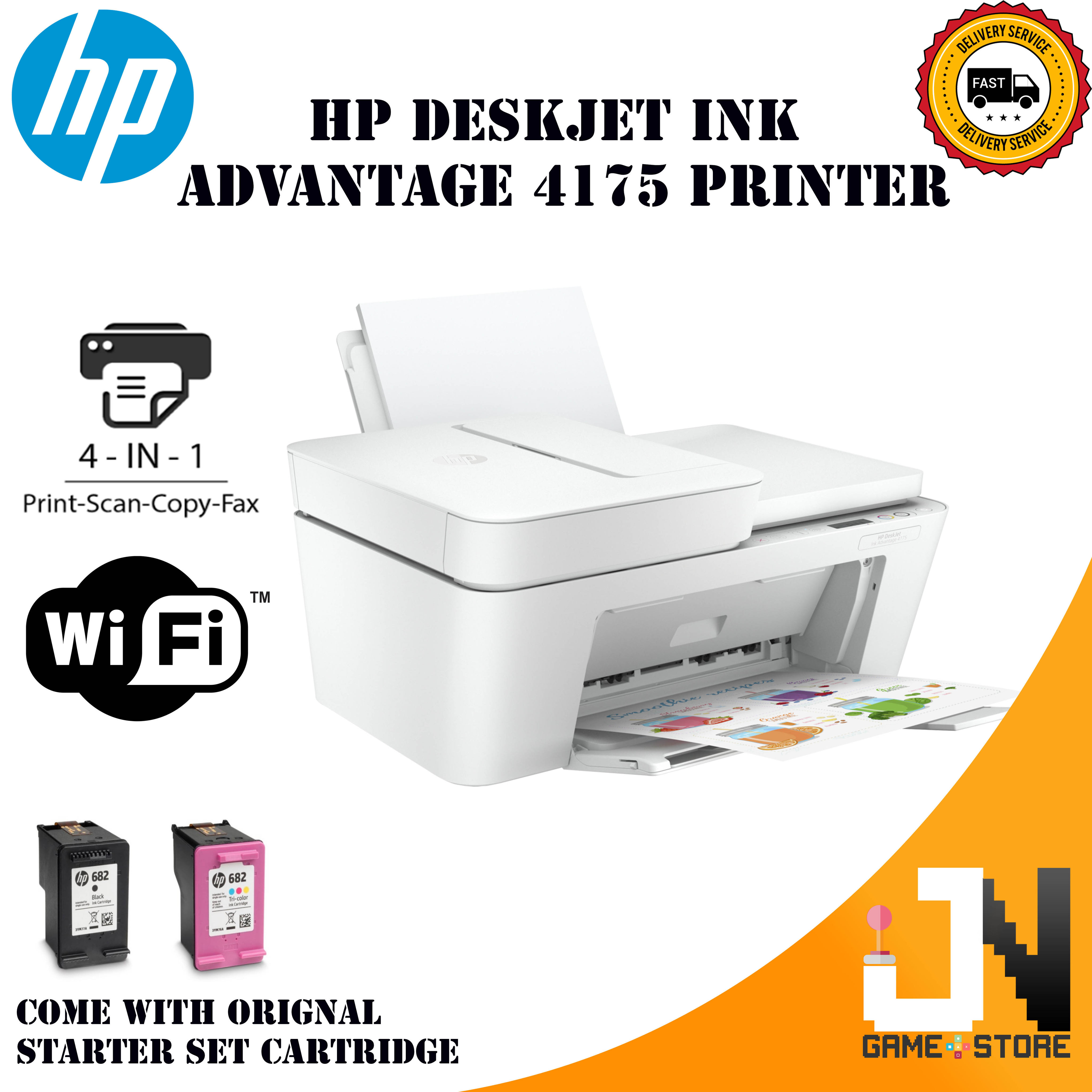 HP DeskJet Ink Advantage 4175 All In One Printer Print Scan Copy ...