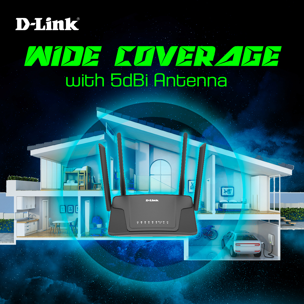 D-Link 4G LTE Mobile Sim Card Router Support Hospot unlimited data ...