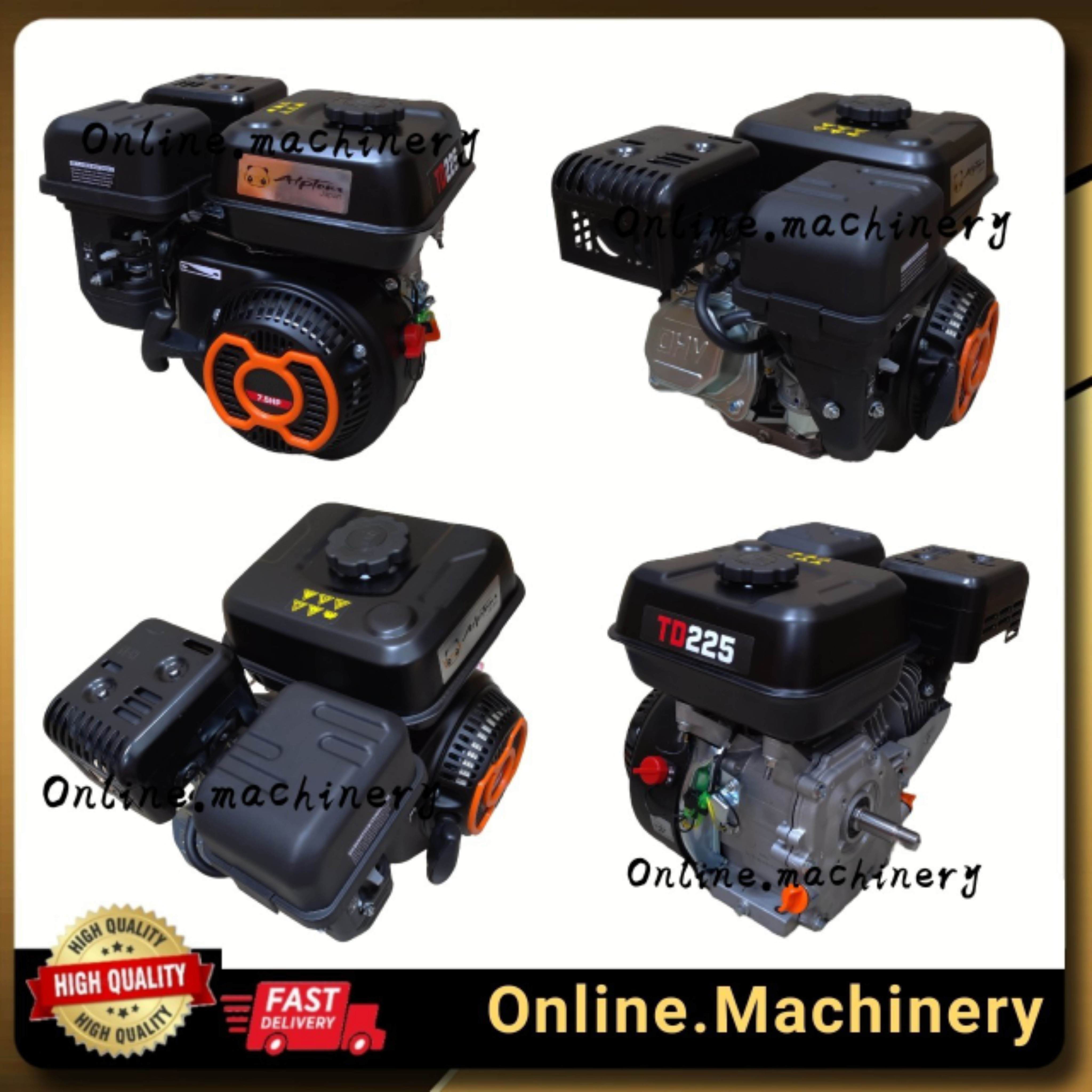 Heavy Duty Alptom Japan Gasoline Engine 7.5HP 223cc Petrol Engine 19mm ...