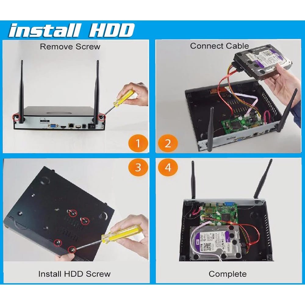SEAGATE 1TB 2TB 4TB CCTV Surveillance HDD 3.5 inch SATA Hard Disk Drive ...