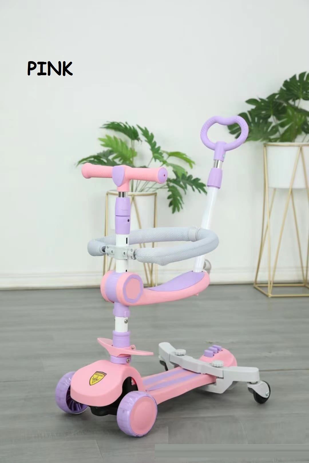 Skuter Budak Kids Scooter Scooter for Kids Foldable and Adjustable Kids ...