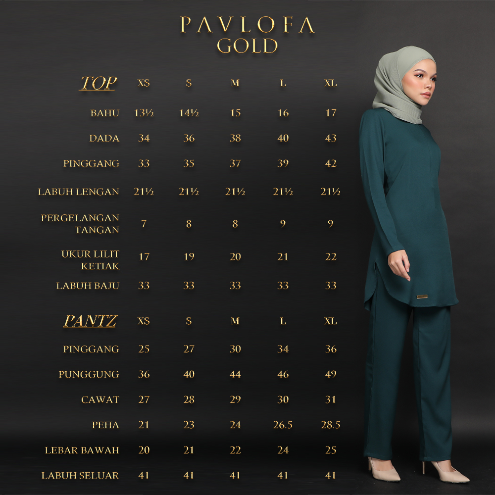 ByMadeeha PAVLOFA GOLD SUITS | Shopee Malaysia