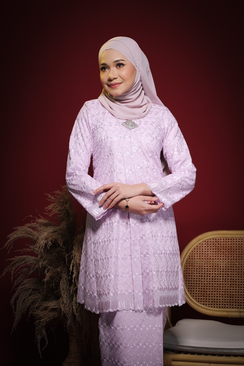 KEBAYA RIAU COTTON SULAM PENUH | Shopee Malaysia