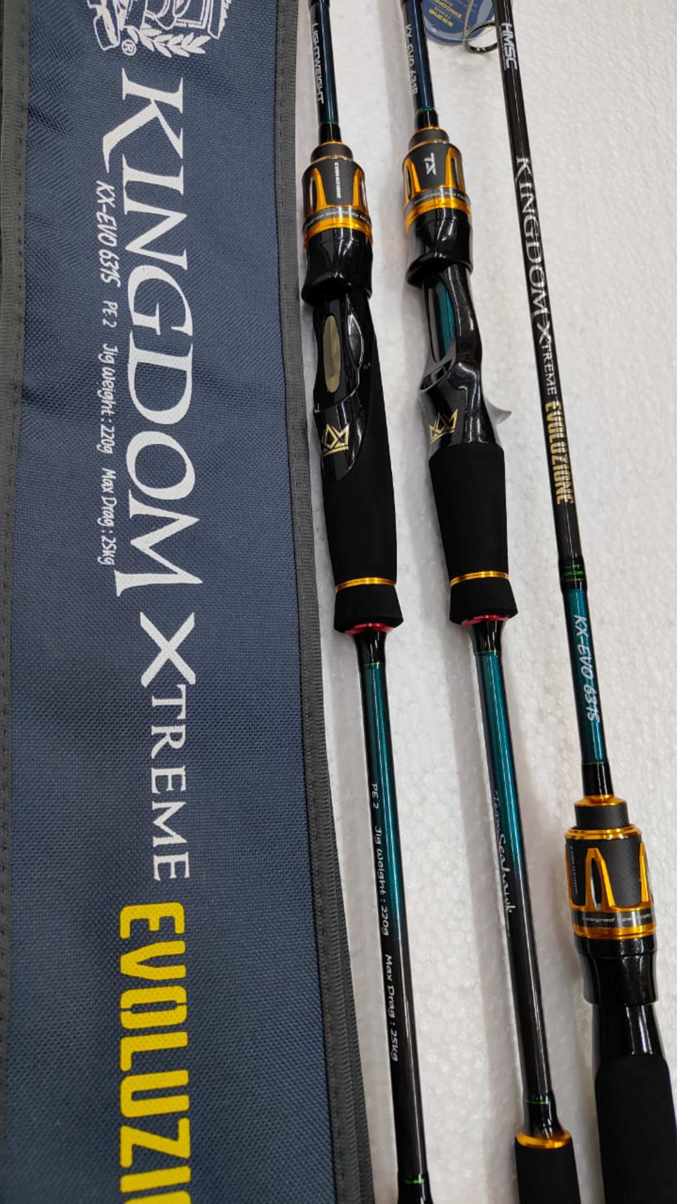 SEPT 2023 TEAM SEAHAWK KINGDOM EXTREME EVOLUZIONE 1 PIECE SPINNING & BC JIGGING ROD | Shopee ...