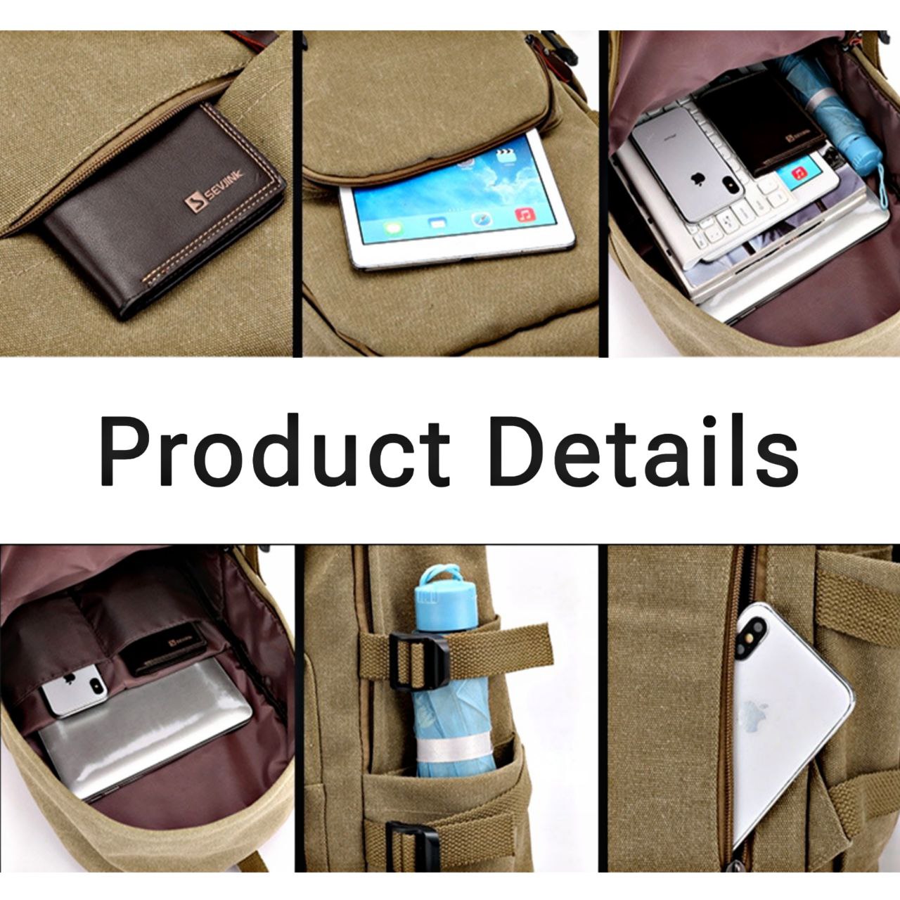 Men / Woman Travel Outdoor Bagpack Sport Heavy Duty Hiking Camping ...