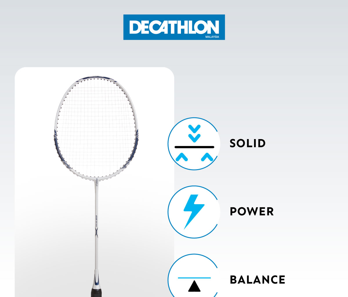Decathlon Badminton Racket (Heavy Head, Beginners) - Perfly | Shopee ...
