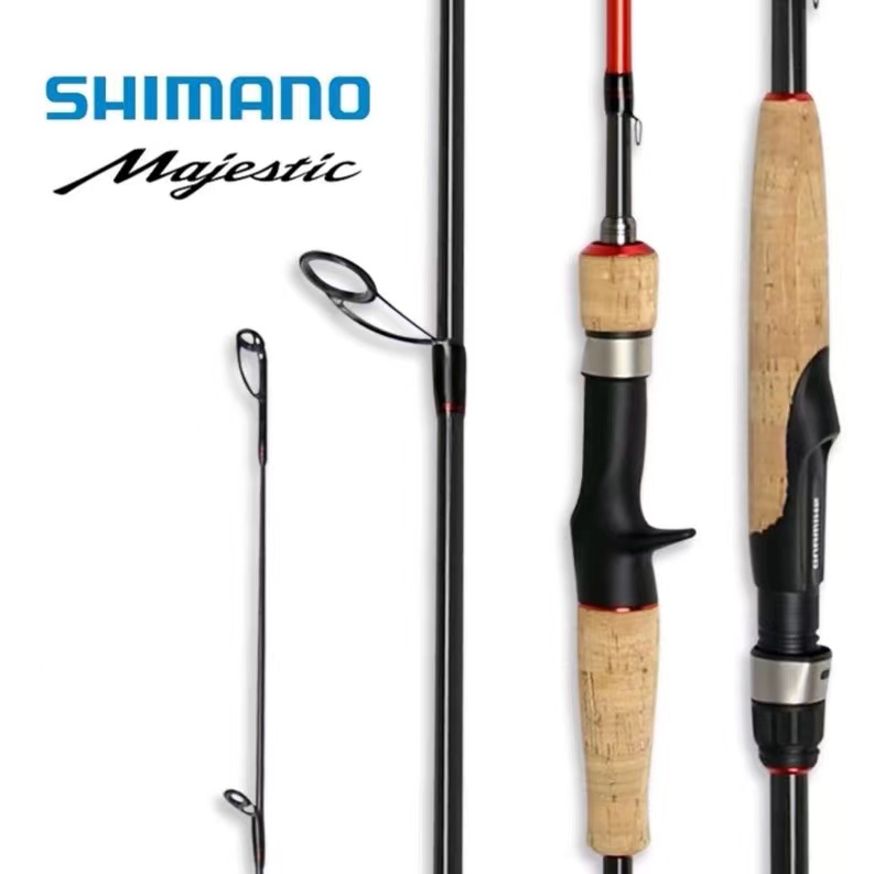 SHIMANO Majestic Rods 6' 7' 8 "Feet Kaki 1.8M / 2.1M / 2.4M Casting Rod & Spinning Rod | Shopee ...