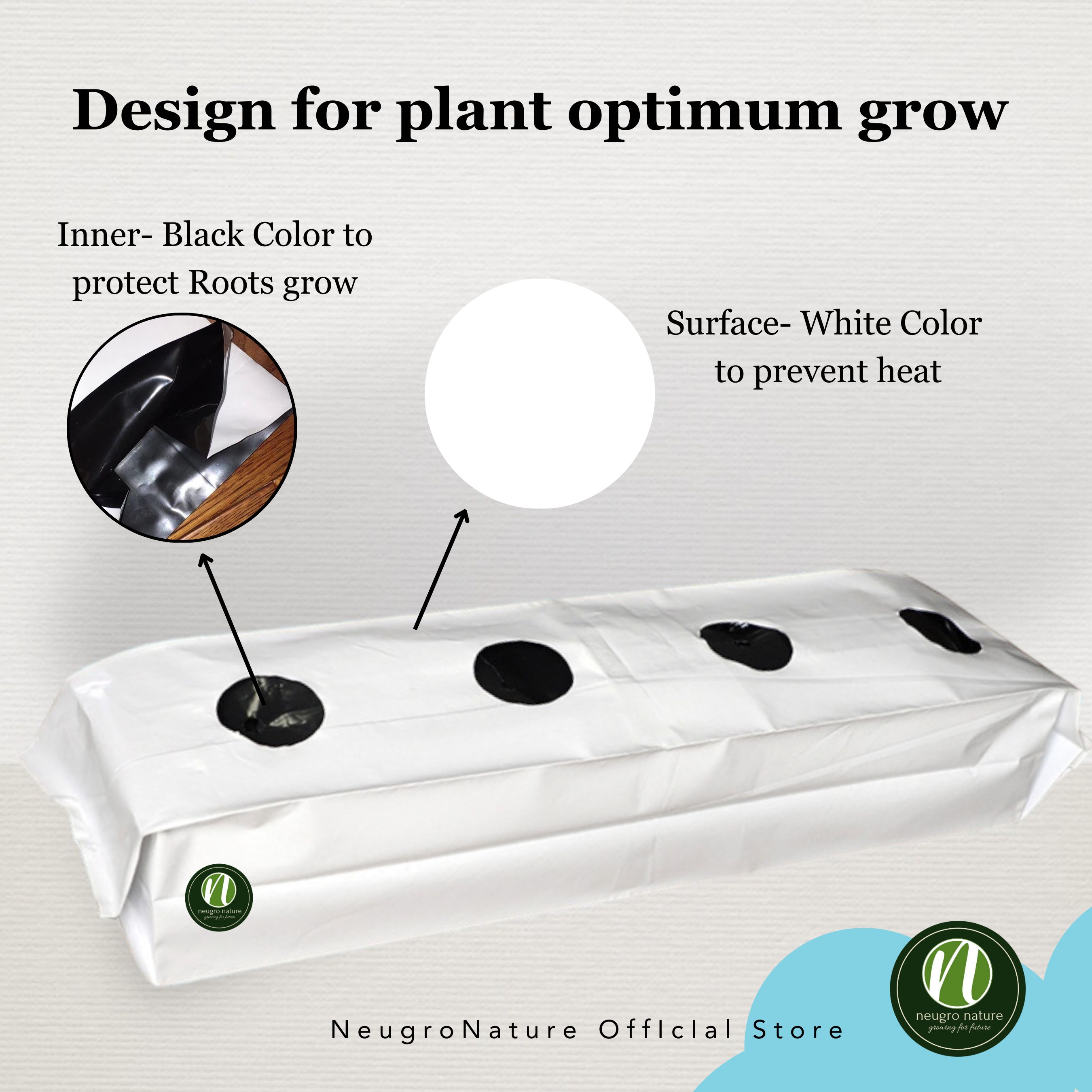 Polibag Bantal Fertigasi/ Hydroponik Grade AAA Polybag(3 Sizes) Thick ...