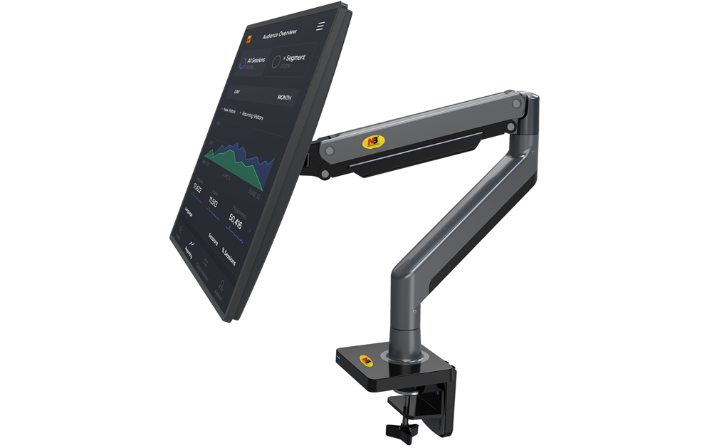 NB G45 Gas Spring Arm 22-40 inch Curved Arc Screen Desktop Monitor ...