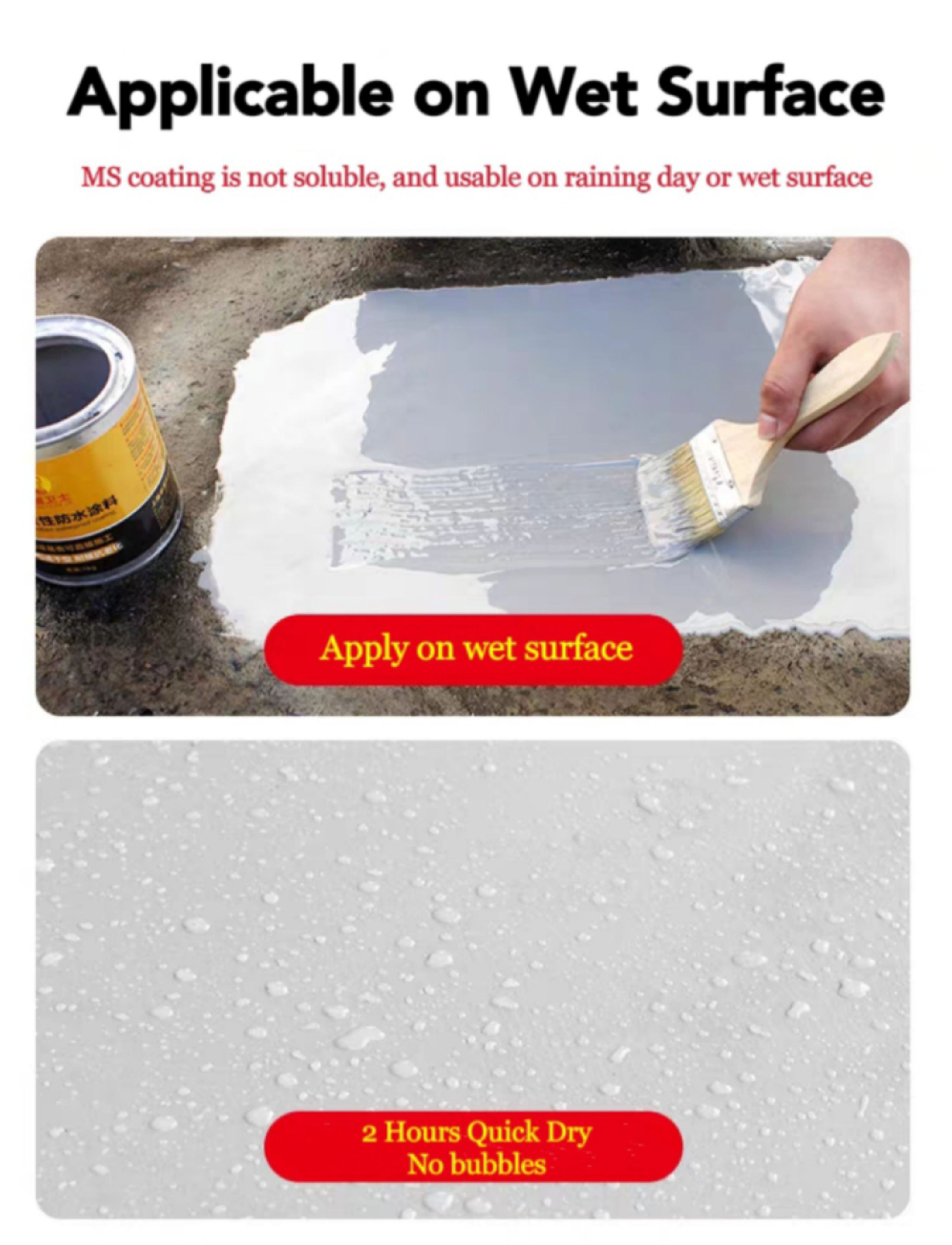 Modified Silane/ Polyurethane Waterproof Coating Paint Roofing Kalis ...