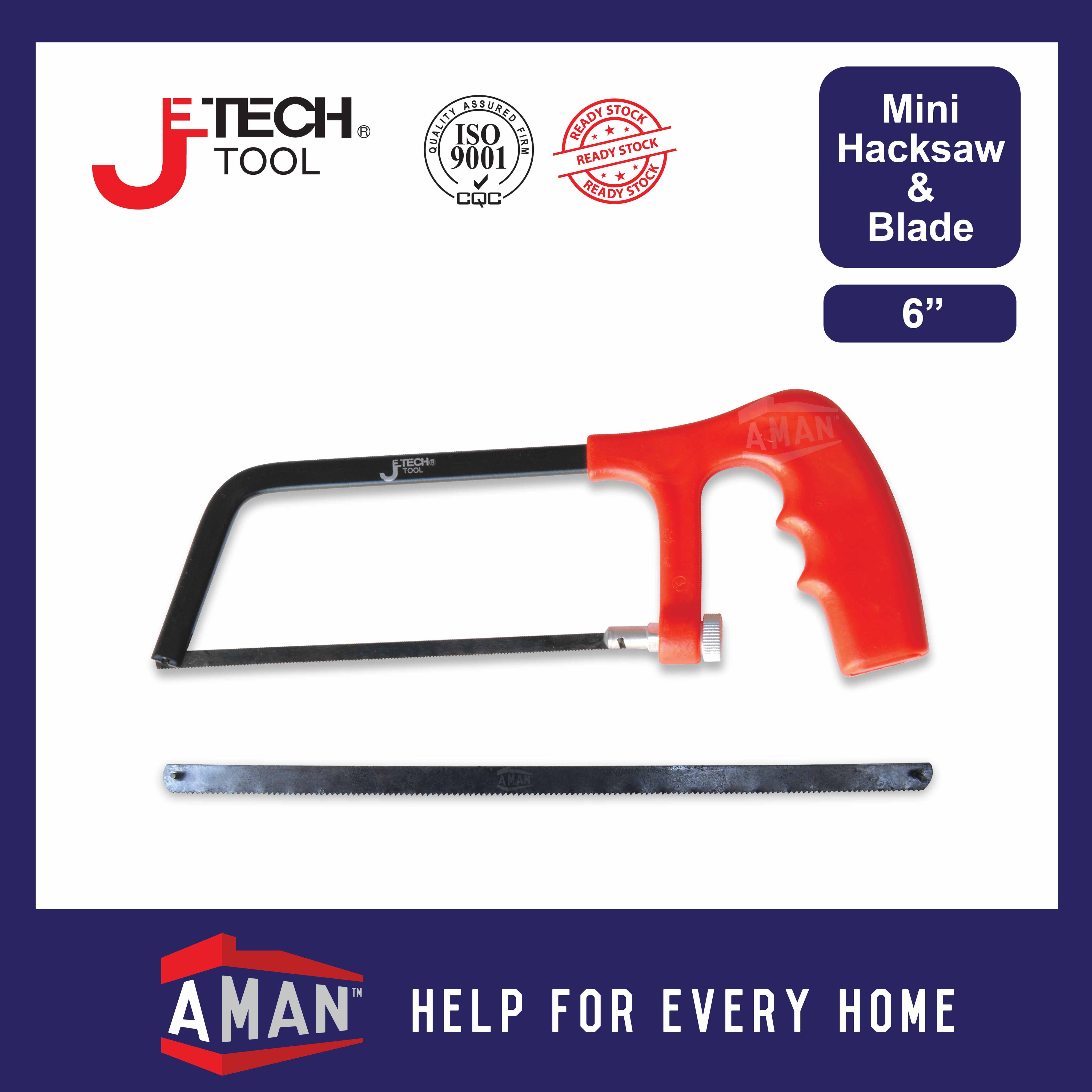 JETECH 6" Mini Hacksaw With Blade Hack Saw Hand Saw Pruning Saw Gergaji ...