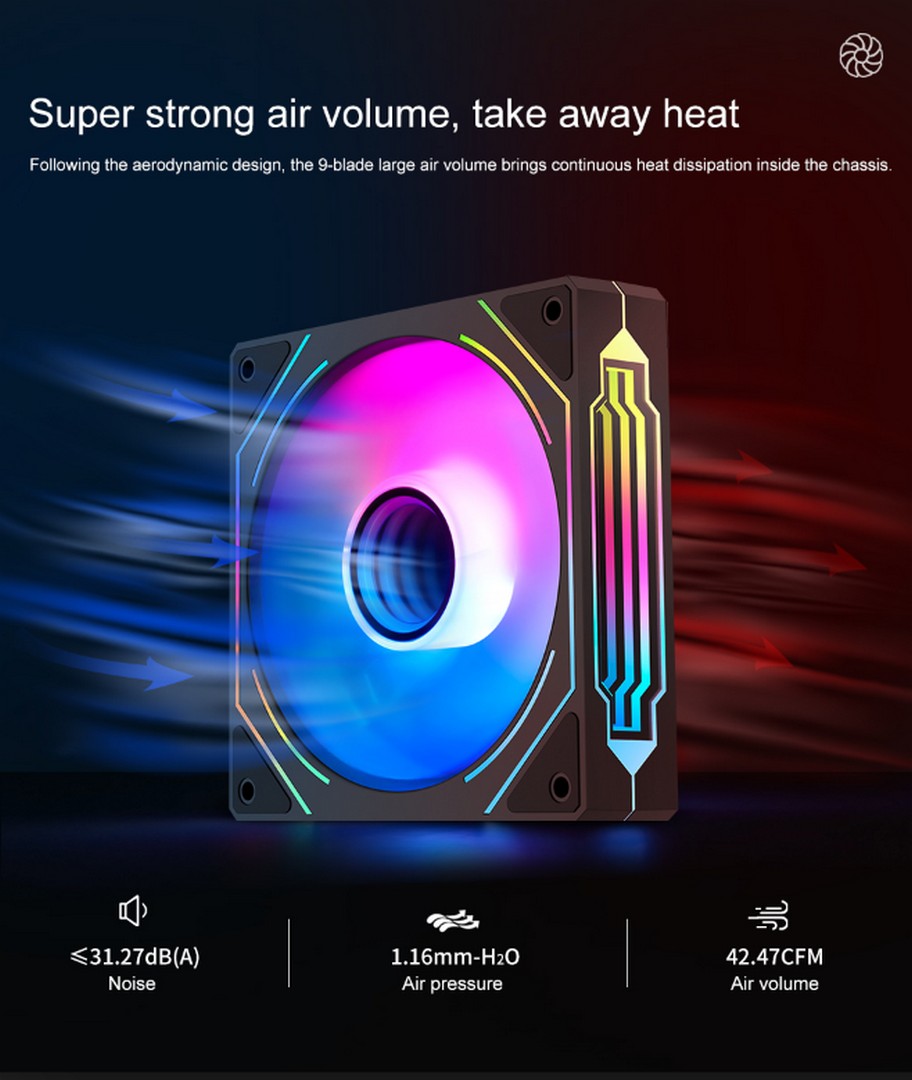 Segotep HB-12 120MM Infinity Illusion Style ARGB Fans | Shopee Malaysia
