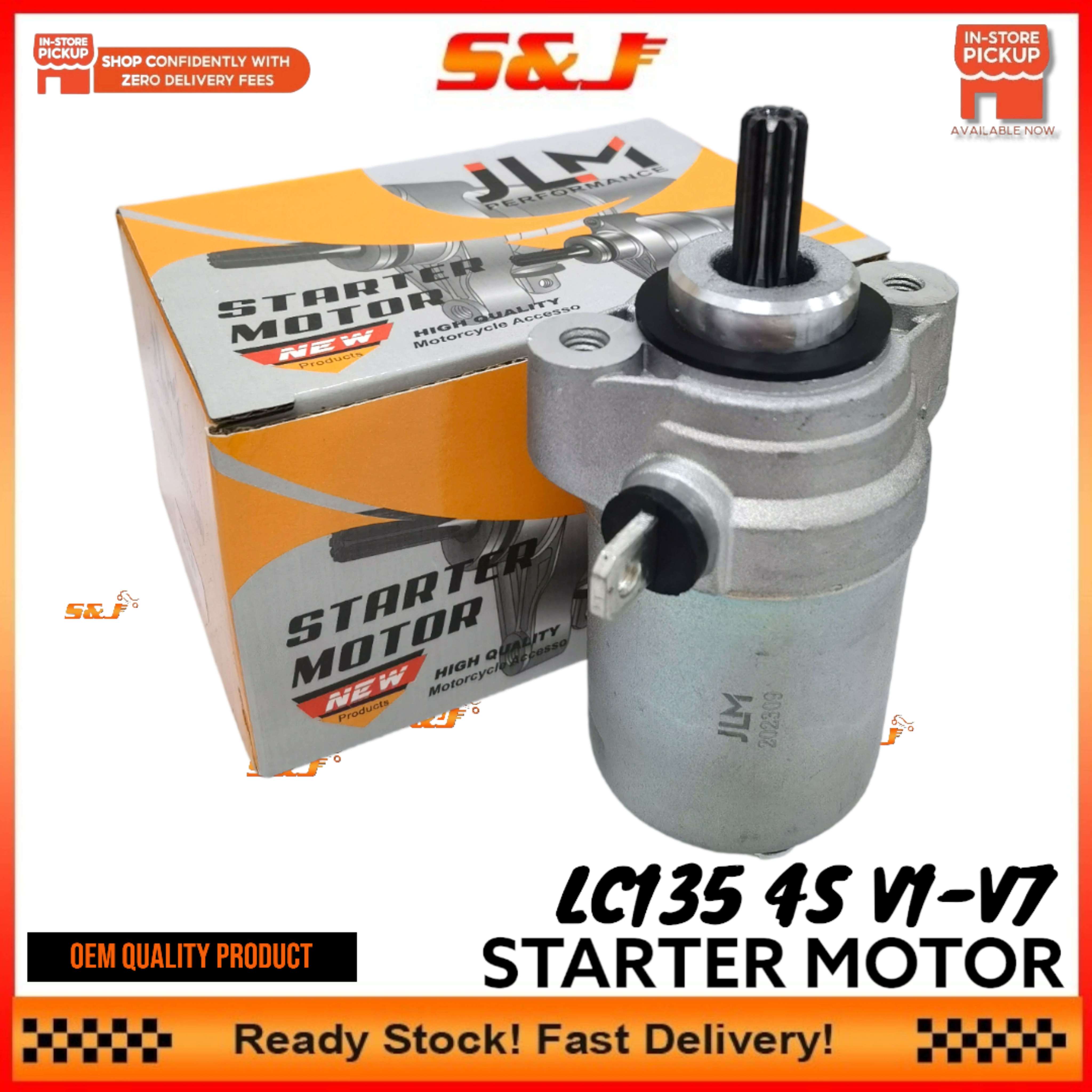 JLM YAMAHA 135LC LC135 4S LC STARTER MOTOR LC4S V1 V2 V3 V4 V5 V6 V7 | Shopee Malaysia