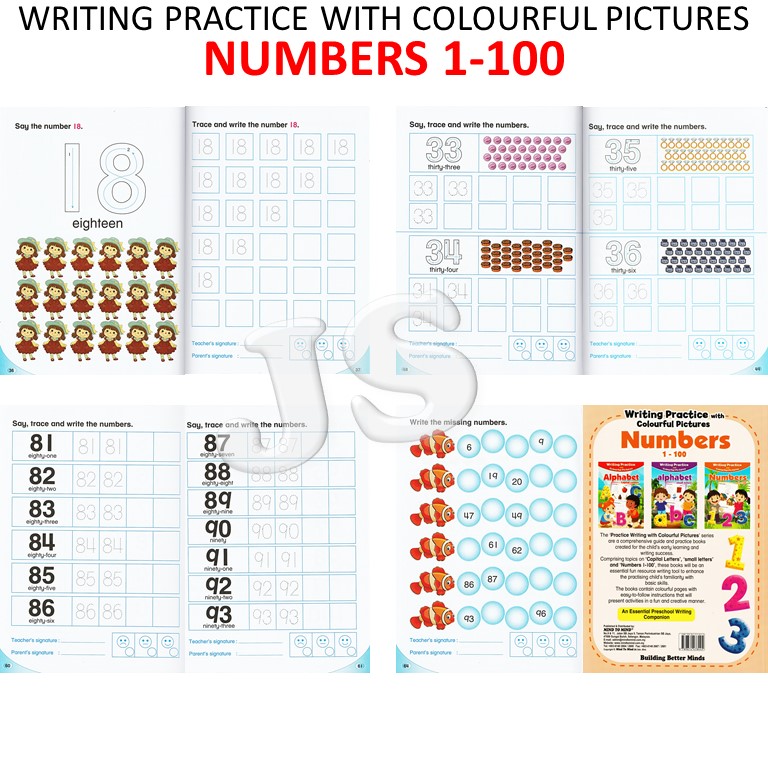 PRACTICE WRITING WITH COLOURFUL PICTURES & WRITING PRACTICE ALPHABETS ...