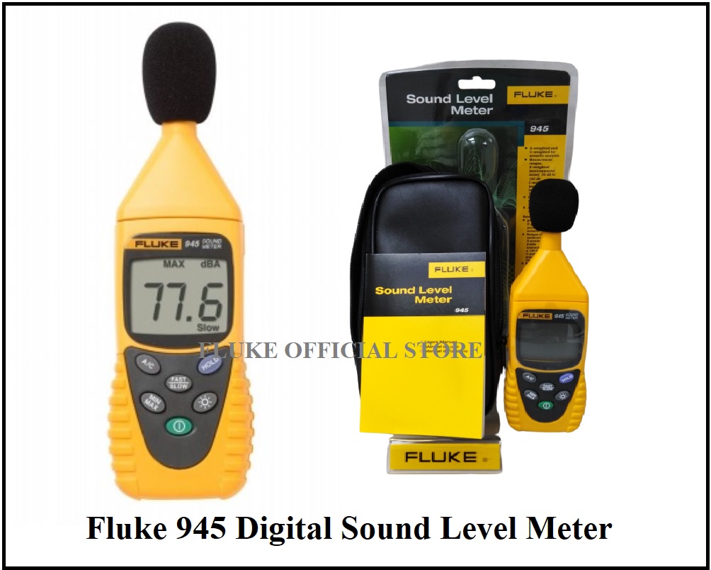 Fluke 945 Digital Sound Level Meter, Meter Tahap Bunyi Digital Fluke ...
